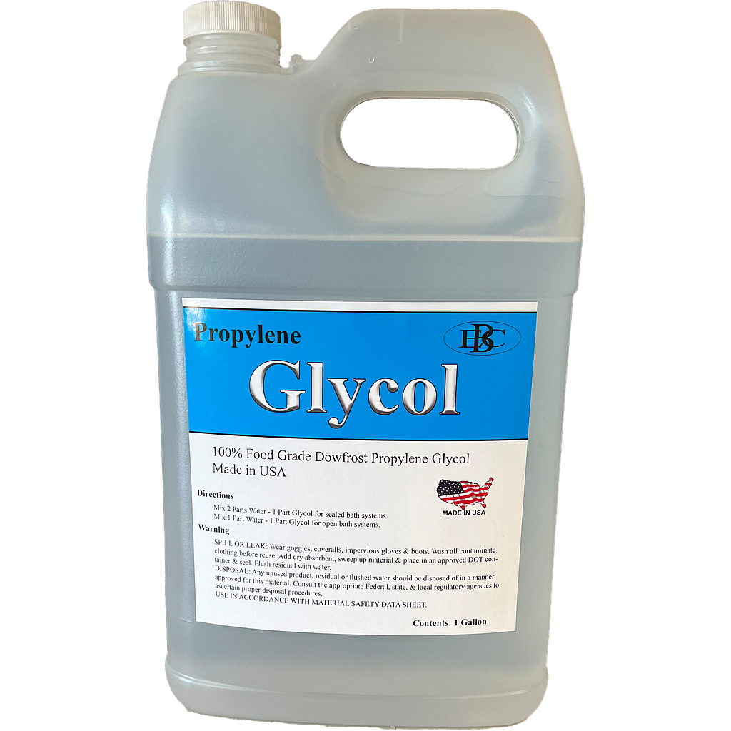 Food Grade Glycol (1 Gallon) 100% Dow Frost Mix 2 Parts Water 1 Part ...
